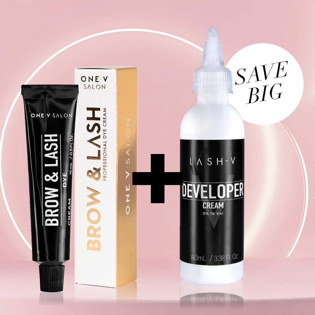 Developer + Brow & Lash Dye Cream 15ml Tint - LASH V