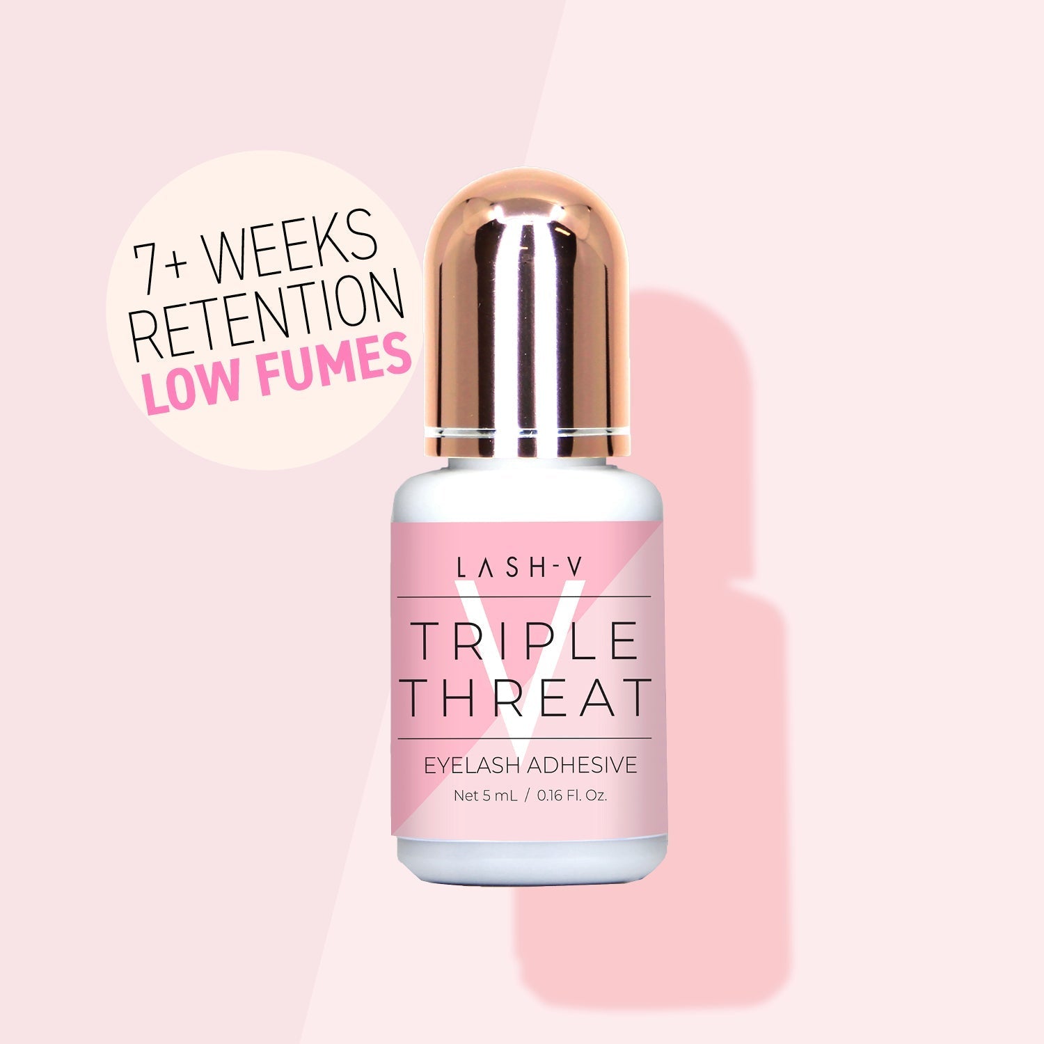 Triple Threat Eyelash Glue - 0.5 Sec Dry time - LASH V