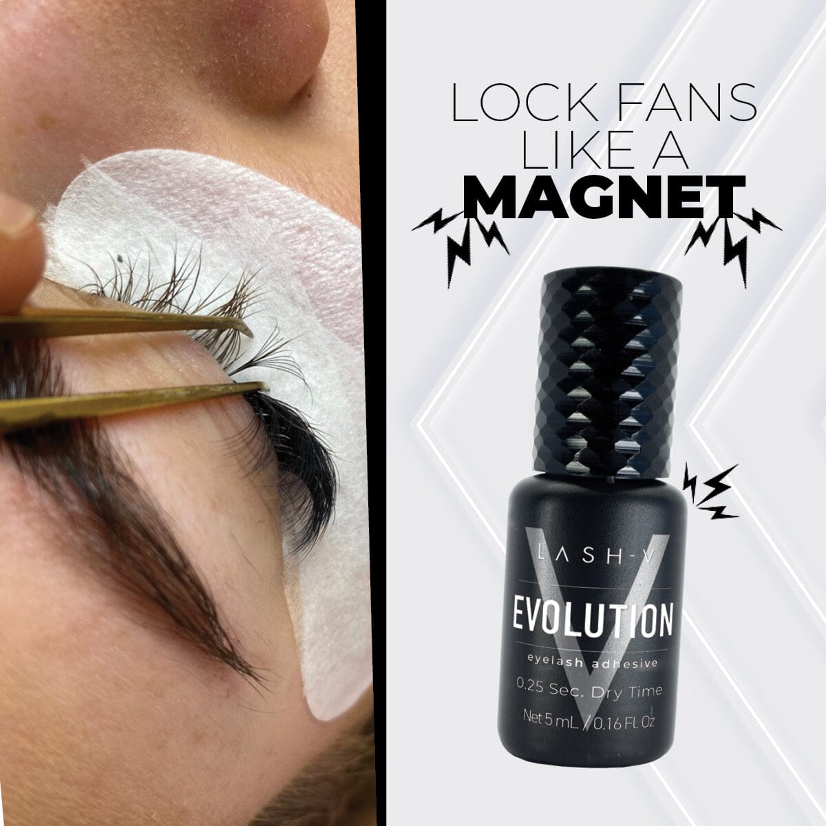 Evolution Eyelash Glue - 0.25 Sec Dry Time - LASH V